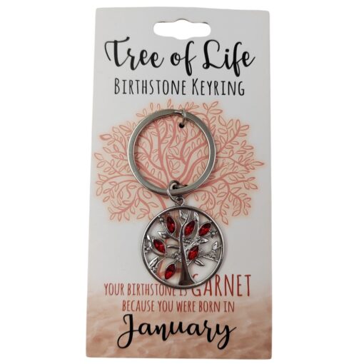January Tree Of Life Keyring - Deja Vu